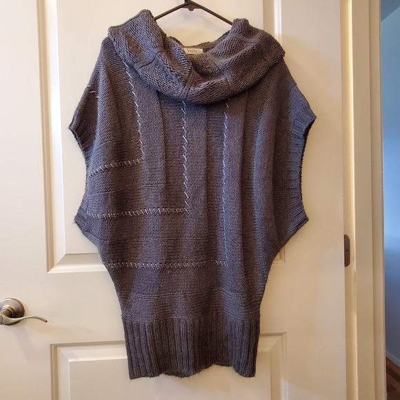 verty | Sweaters | Verty Cowl Neck Ribbed Sleeveless Sweater | Poshmark